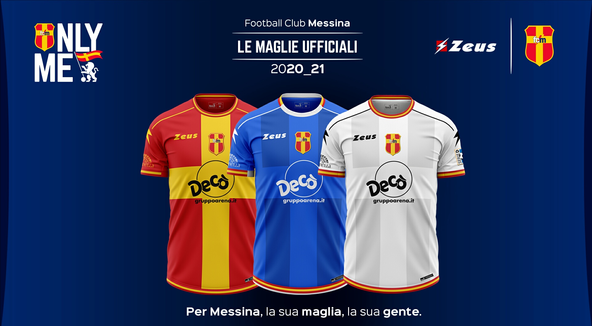 FC Messina | Svelate le maglie della nuova stagione - SportMe NEWS