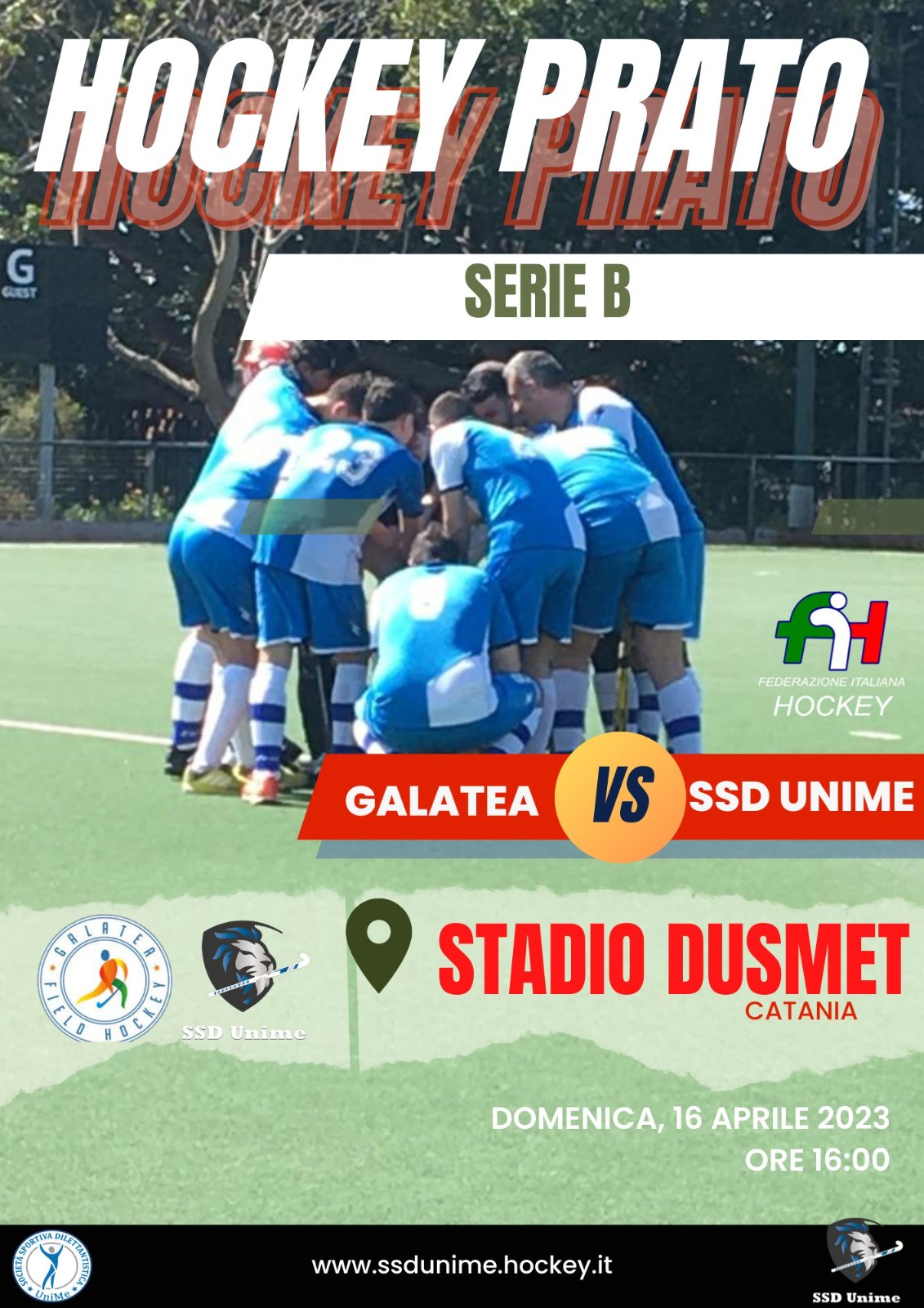 HOCKEY PRATO. Esordio esterno in Serie B per la SSD Unime, impegnata al Dusmet contro il Galatea ...