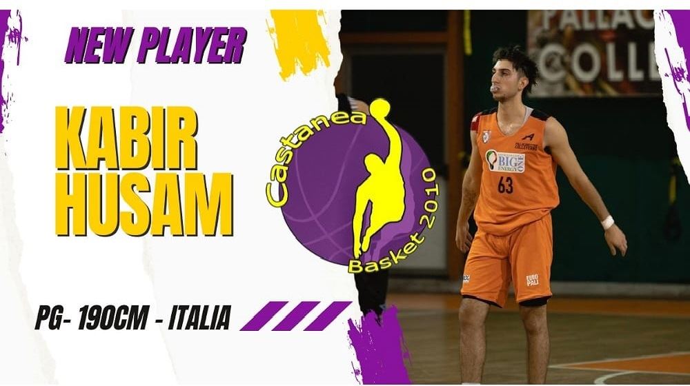CASTANEA BASKET - Arriva il play/guardia Kabir Omar Yousif Husam - SportMe NEWS